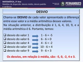 Medidas de dispersão desviomédio, desvio-padrão e variância.pptx
