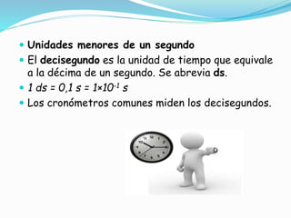 Medidas del tiempo | PPTX