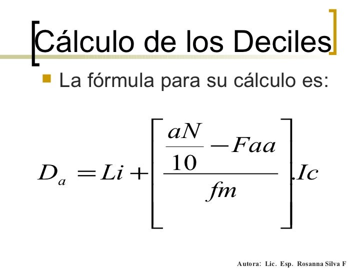 Medidas de Posición
