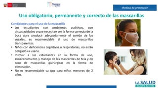 Medidas de protección para el inicio de clases.ppt