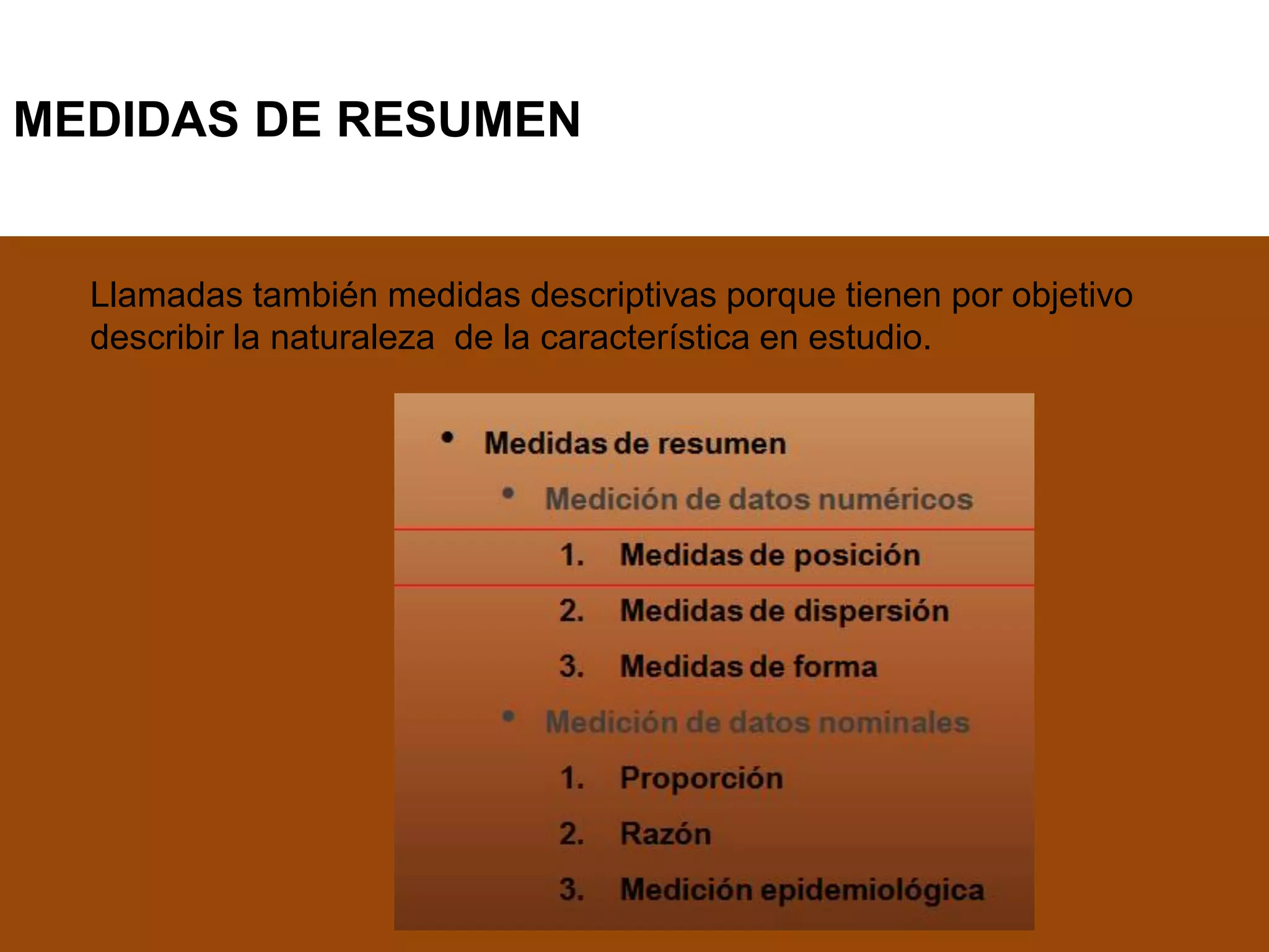 Estadistica: Medidas de resumen | PPT