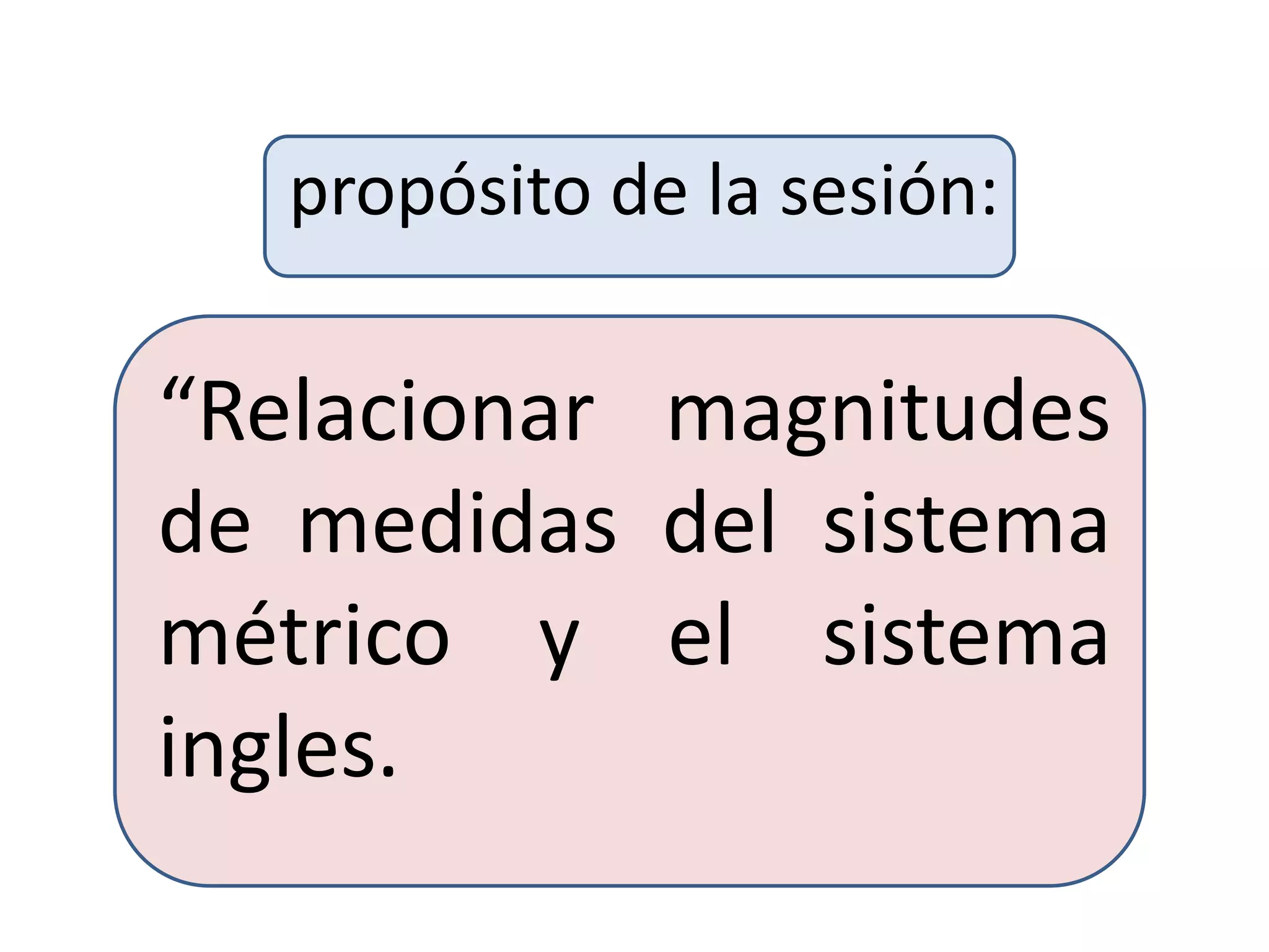 Medidas ingles y sistema metrico | PPTX