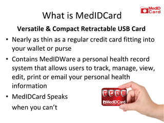 MedIDCard Power Point | PPT