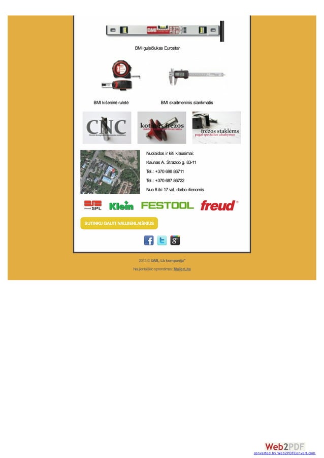 Festool produkcija | PDF