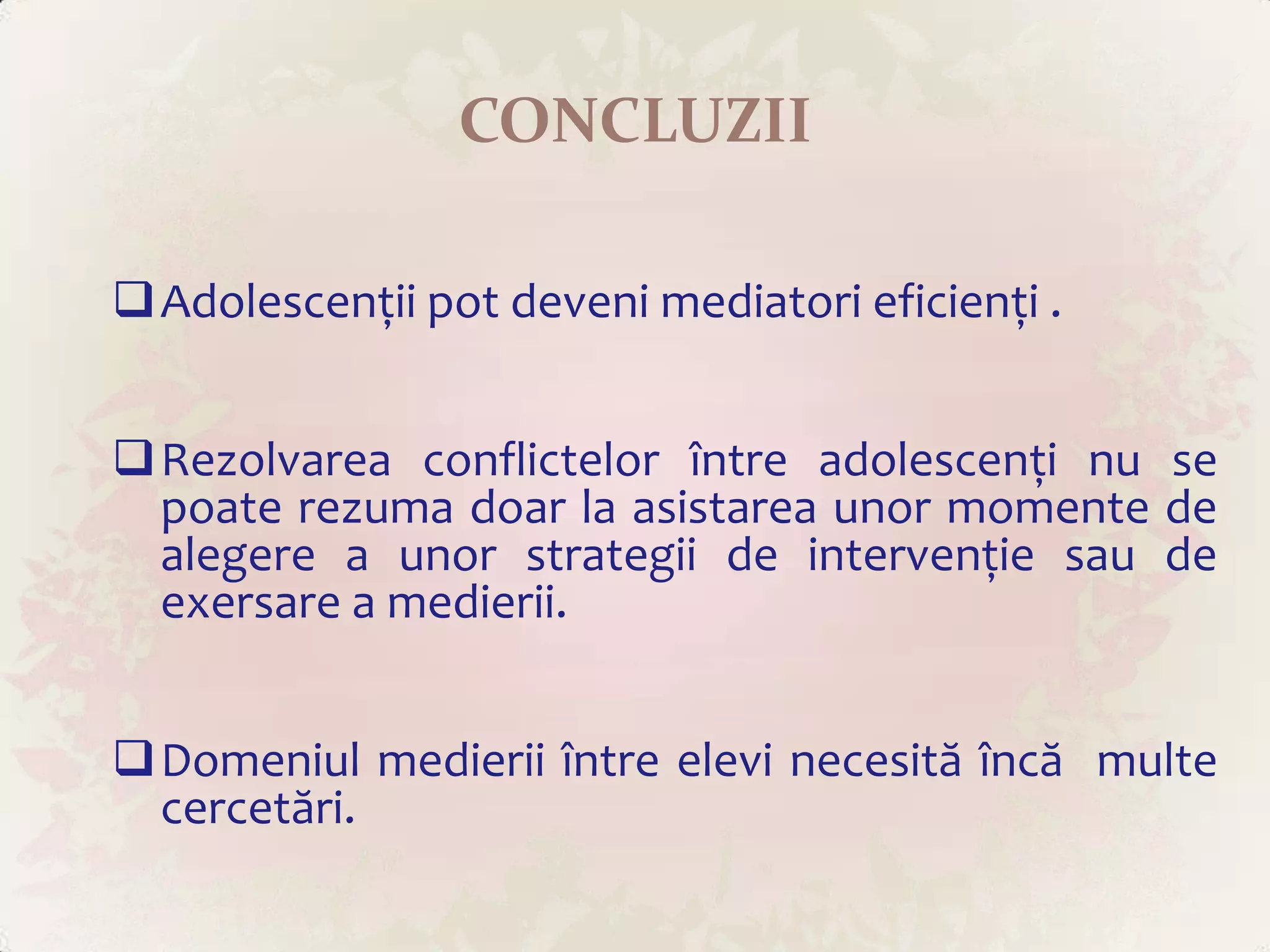 Medierea conflictelor | PPT