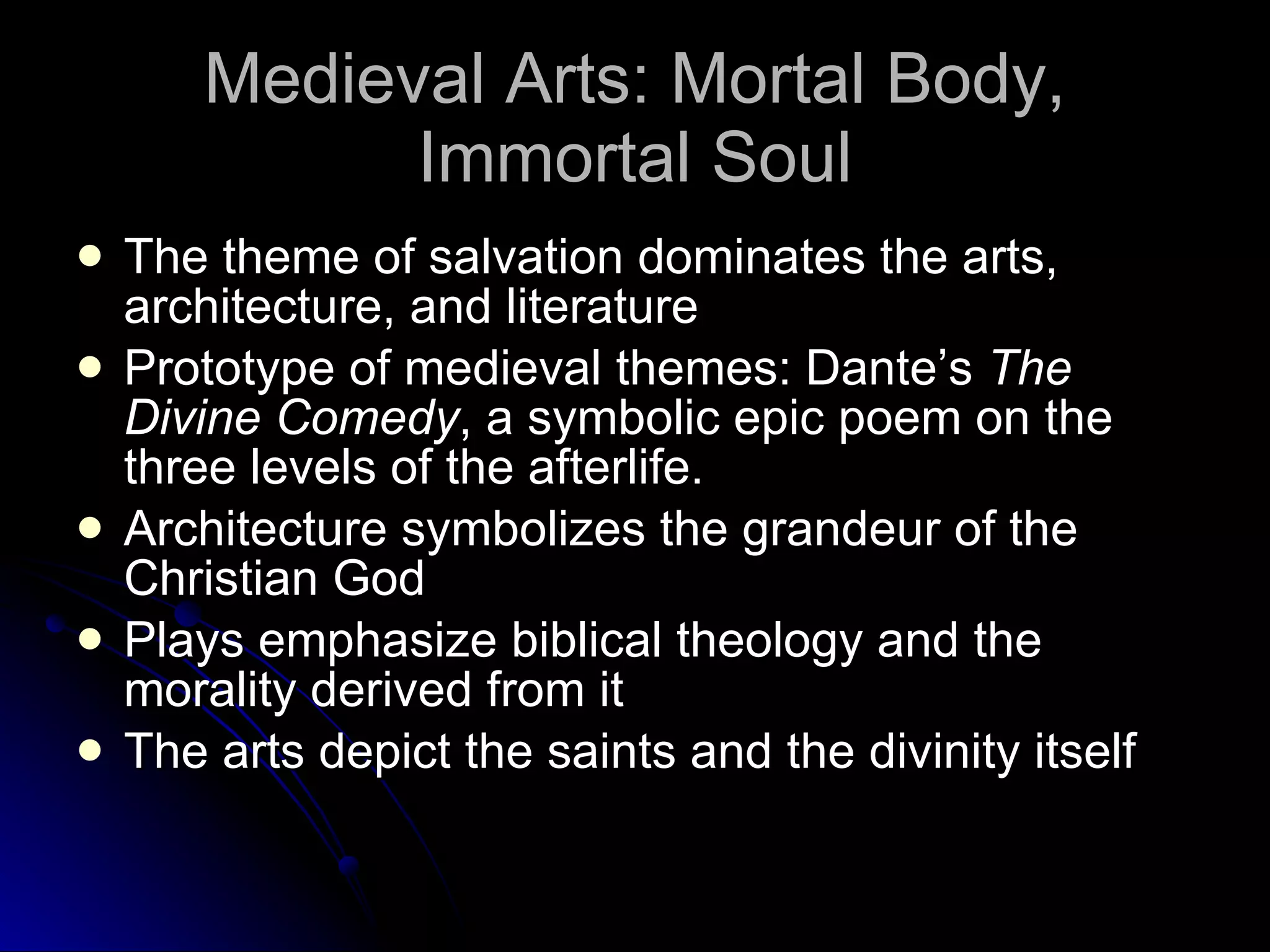 Medieval Arts, Architecture, and Literature | PPT