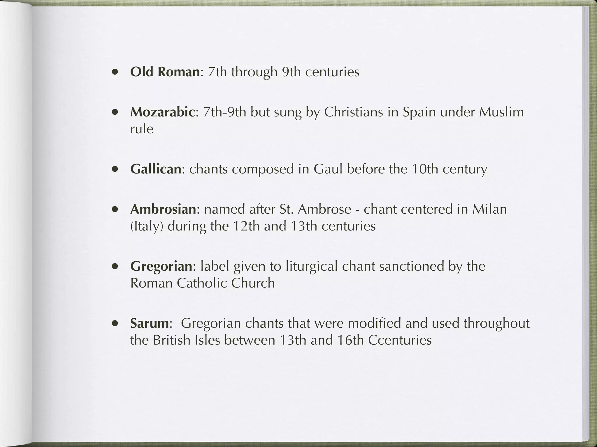 Medieval chant | KEY