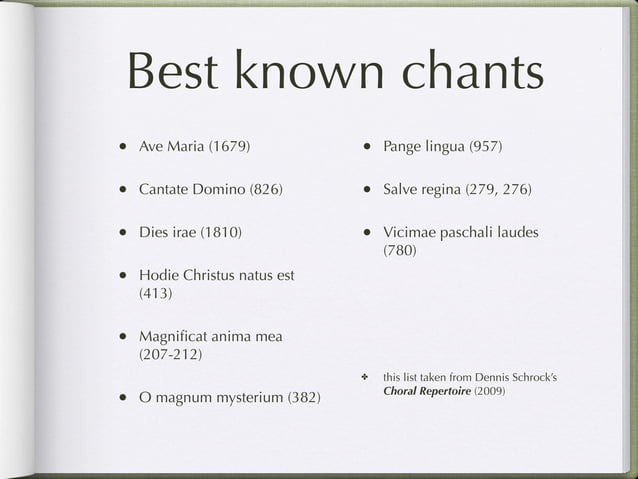 Medieval chant | PPT