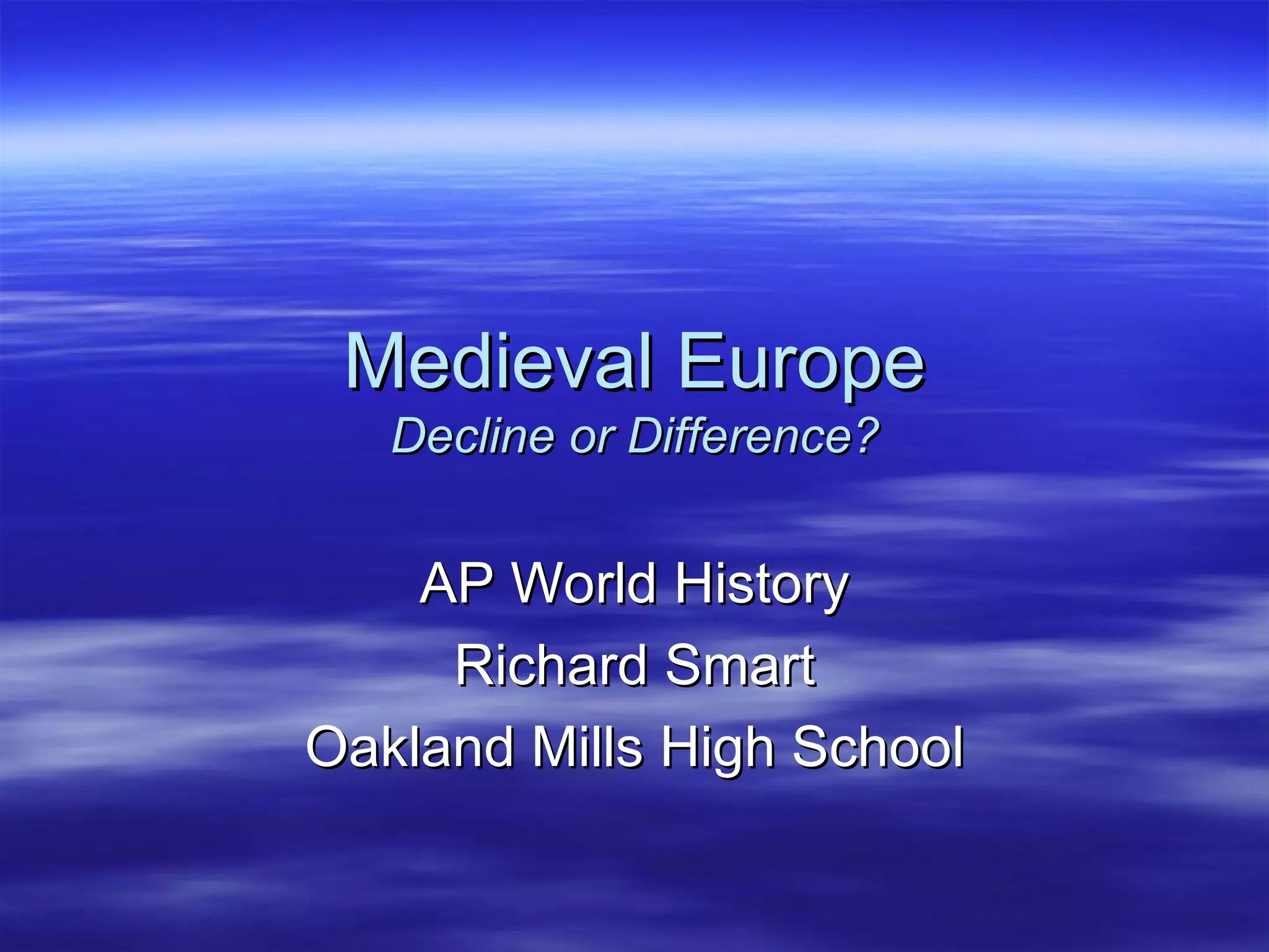 Medieval Europe | PPT