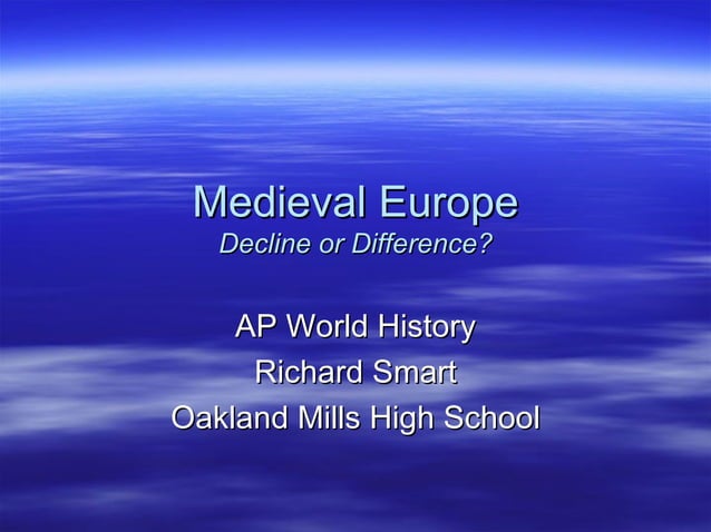 Medieval Europe | PPT