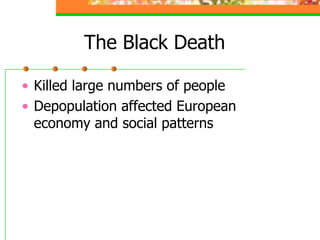 Medieval Europe of world history class | PPTX