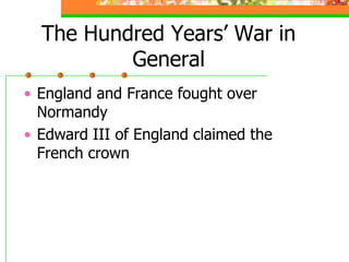 Medieval Europe of world history class | PPTX