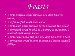 medieval food | PPT