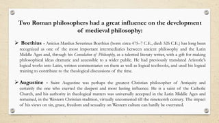 Medieval philosophy | PPTX