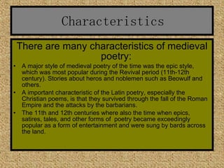 Medieval Poetry Presentation | PPT