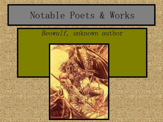 Medieval Poetry Presentation | PPT