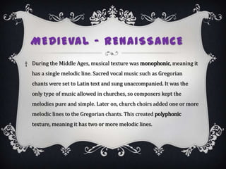 Medieval-Renaissance period | PPTX