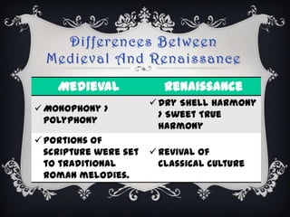 Medieval-Renaissance period | PPTX