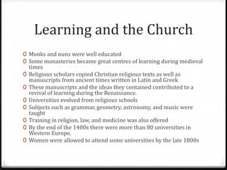 Medieval ages | PPTX