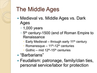 Medieval Art - Art History Survey | PPTX