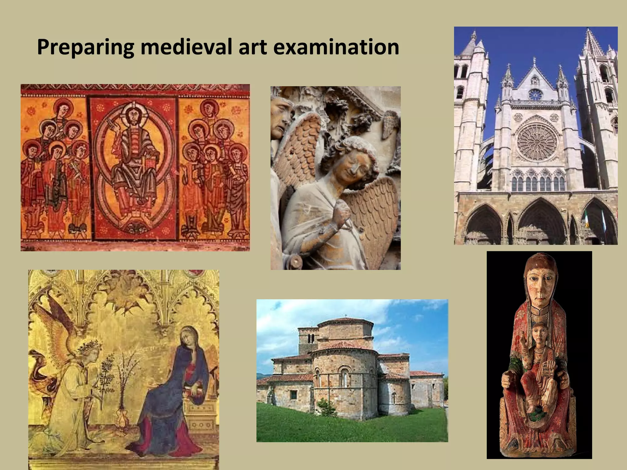 Medieval art examination | PPT