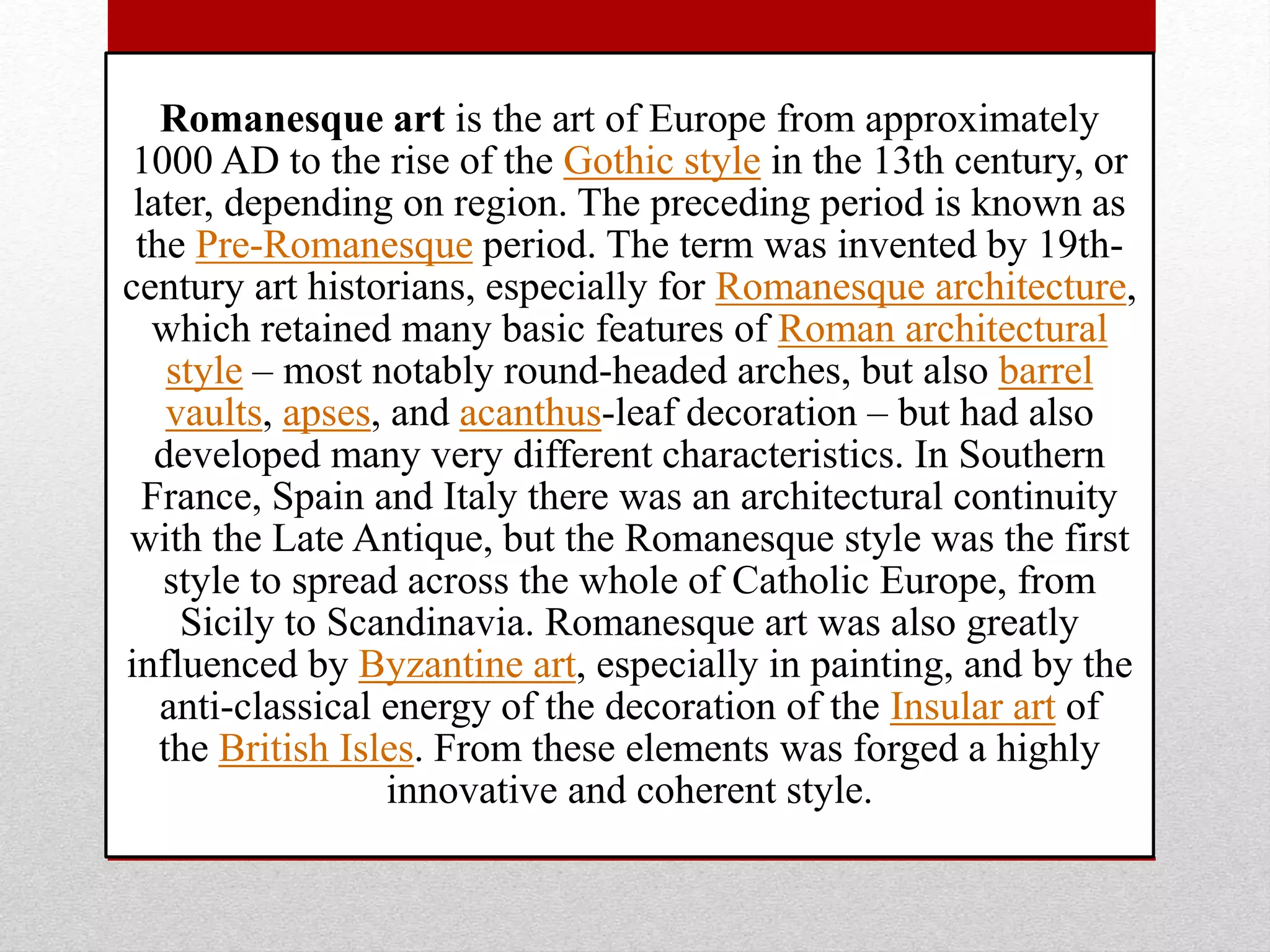 Medieval arts | PPTX