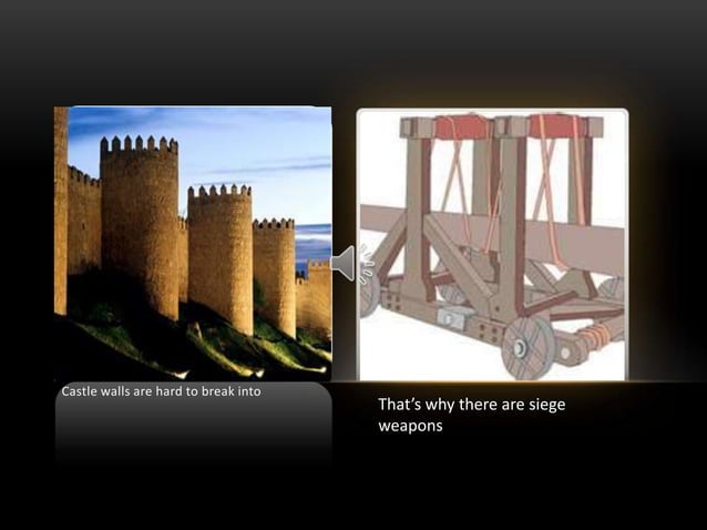 Medieval break in devices and castle walls | PPTX