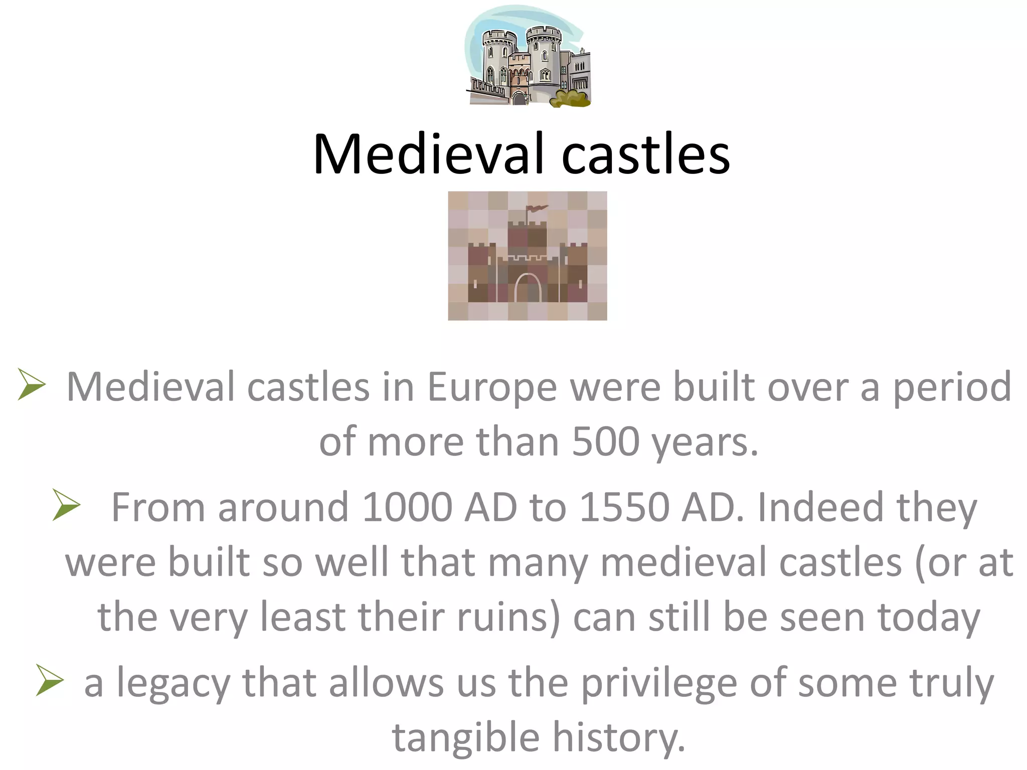 Medieval castles | PPTX