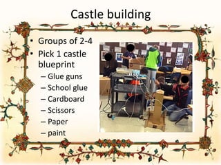 Medieval castles teacher guide | PPTX