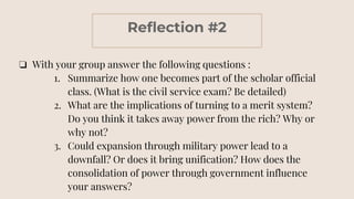 Medieval China the imperial State and Scholar Official Class | PPTX