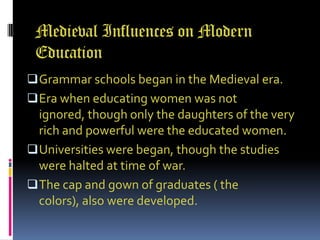 Medieval curriculum | PPTX | Education
