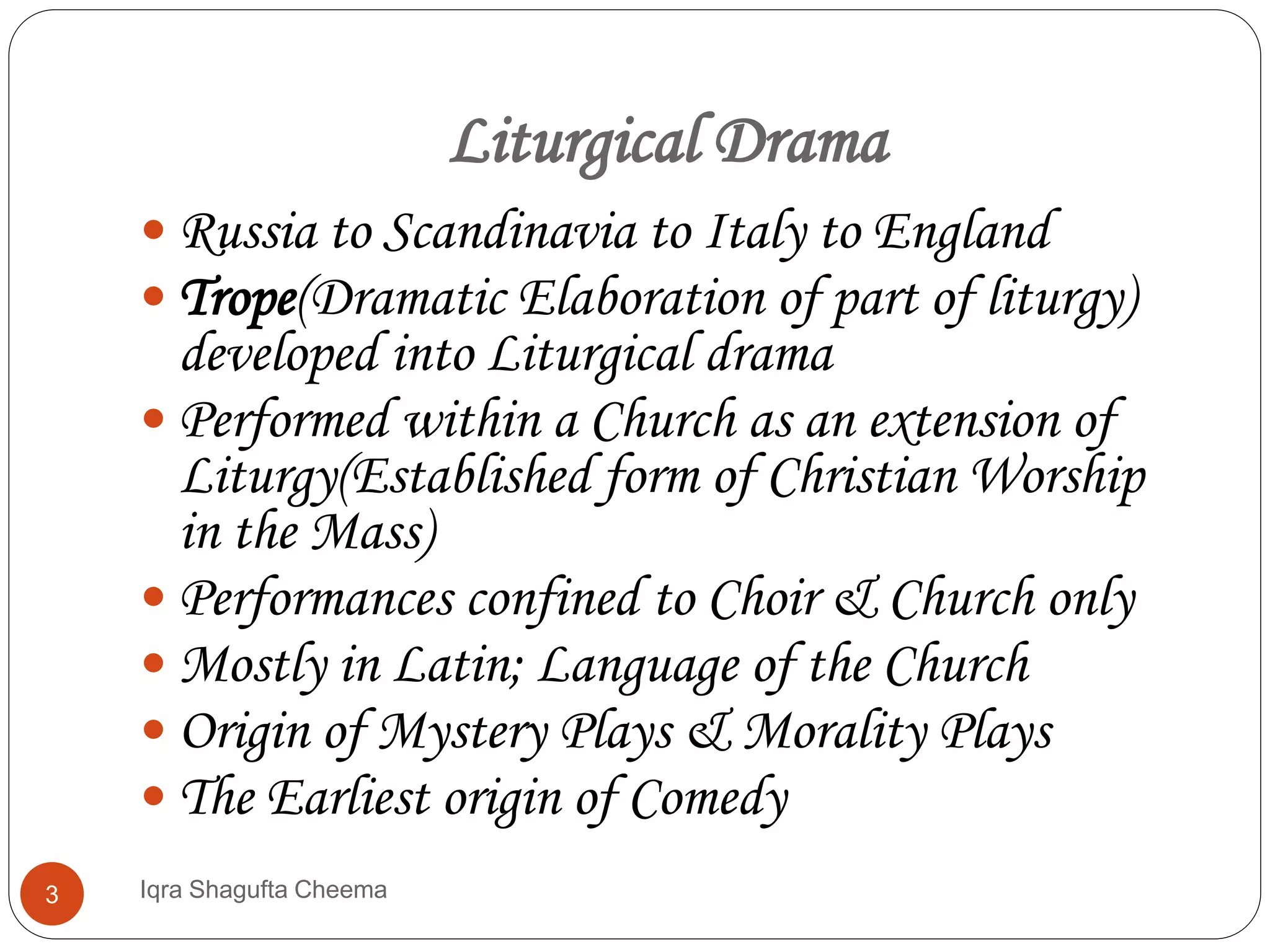 Medieval drama | PPTX