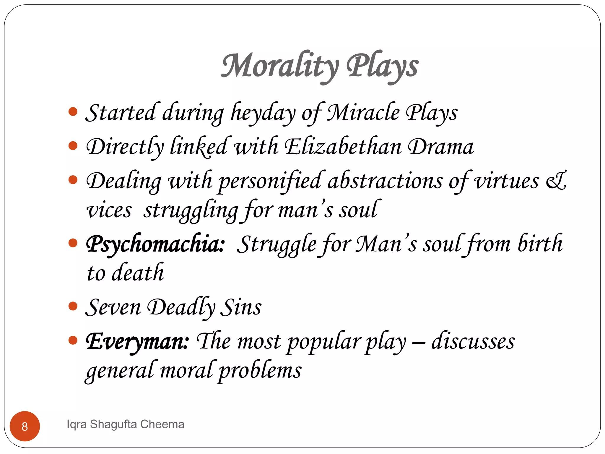 Medieval drama | PPTX