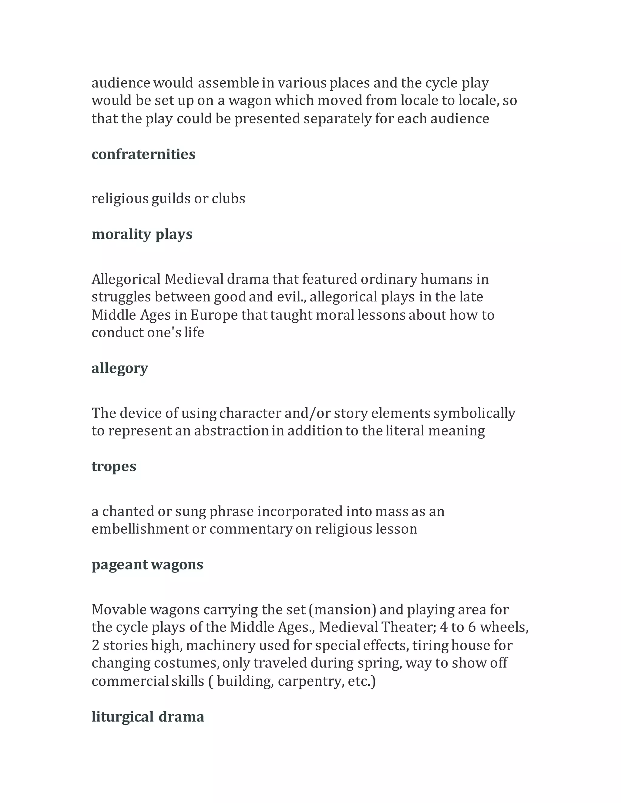 Medieval drama 1 | DOCX