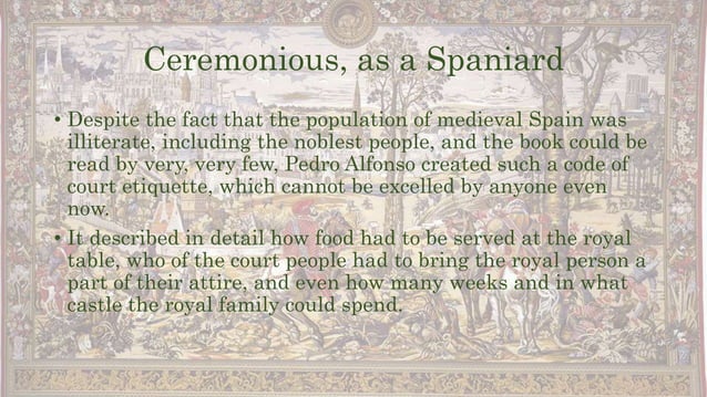 Medieval Etiquette | PPTX | Food & Drink