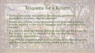 Medieval Etiquette | PPTX