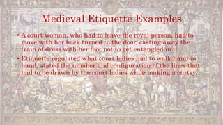Medieval Etiquette | PPTX