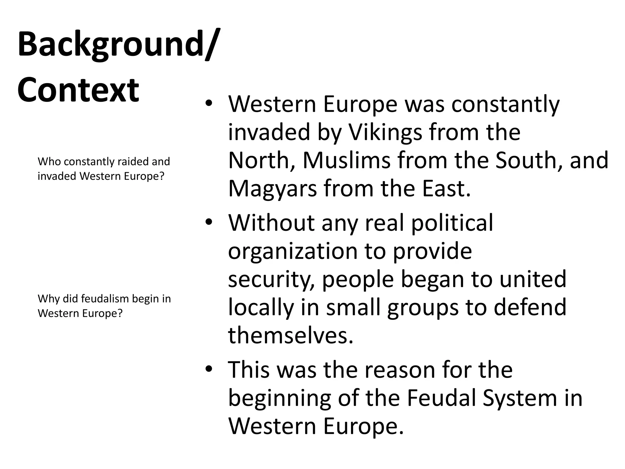 Medieval Europe Lesson 1 - Feudal System | PPTX | Christianity ...