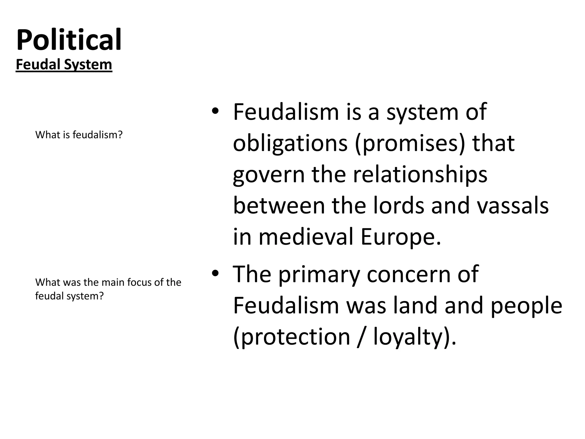 Medieval Europe Lesson 1 - Feudal System | PPTX | Christianity ...