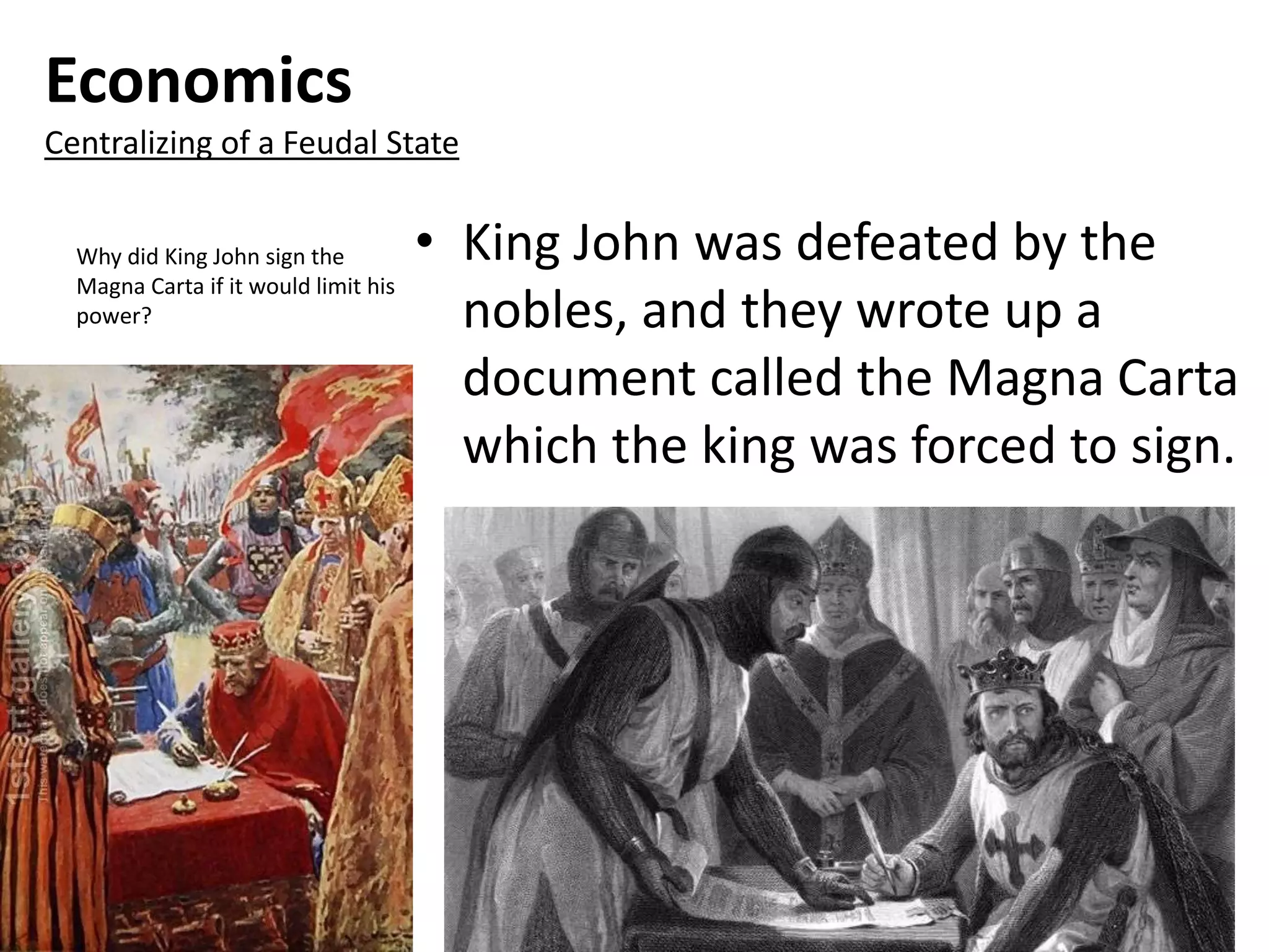 Medieval Europe Lesson 3 - The Magna Carta | PPTX