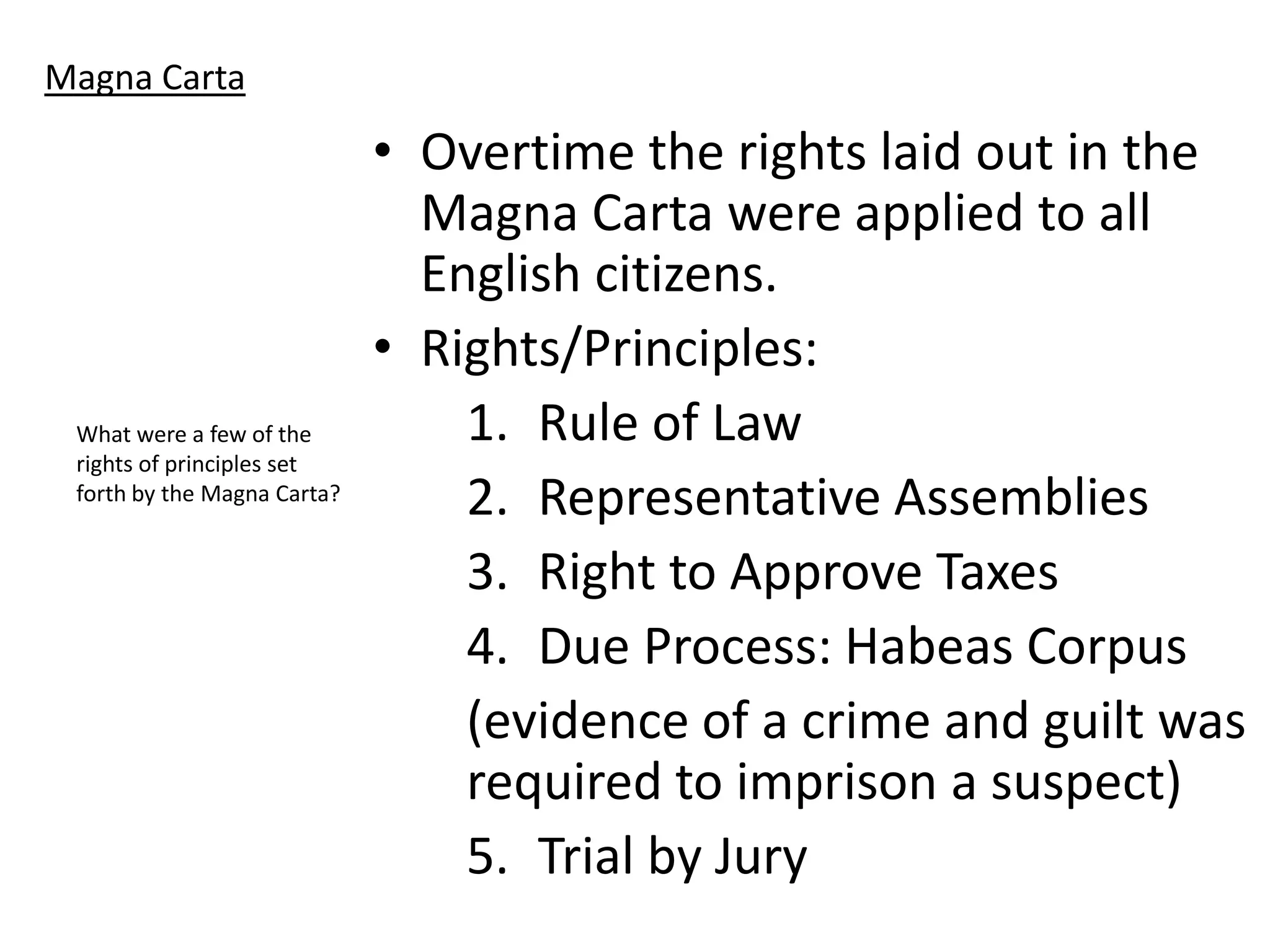 Medieval Europe Lesson 3 - The Magna Carta | PPT