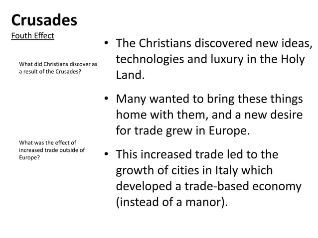 Medieval Europe Lesson 5 - The Crusades | PPT