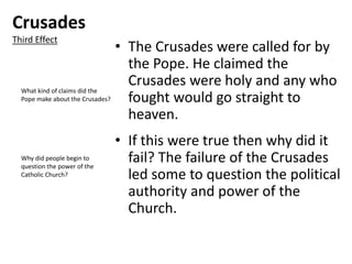 Medieval Europe Lesson 5 - The Crusades | PPTX