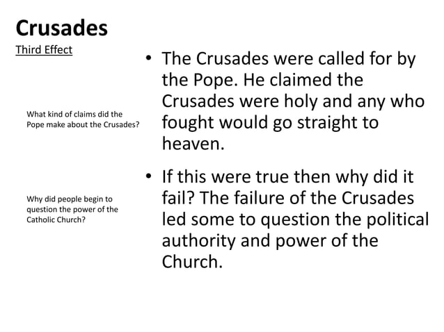 Medieval Europe Lesson 5 - The Crusades | PPT