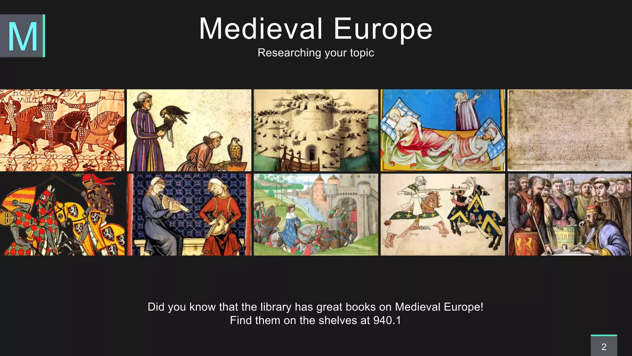 Medieval Europe Research Skills yr 8 Slideshare | PPTX