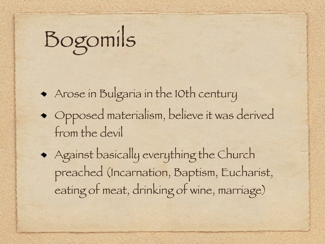 Medieval Heresies | PPT