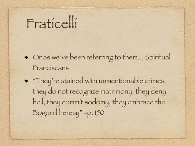 Medieval Heresies | PPT