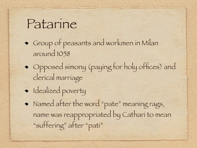 Medieval Heresies | PPT