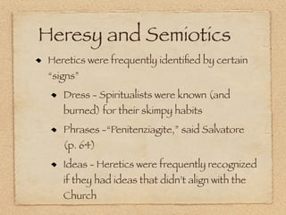 Medieval Heresies | KEY
