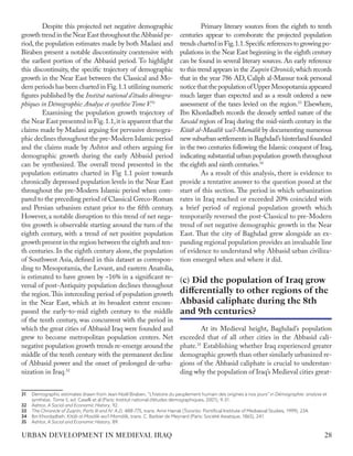 Medieval Iraq Demographic Factors Yale Historical Review | PDF